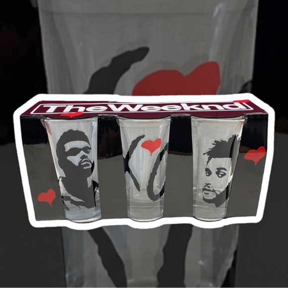 Hand Crafted | Dining | The Weeknd Shot Glass Set Hand Crafted The ...